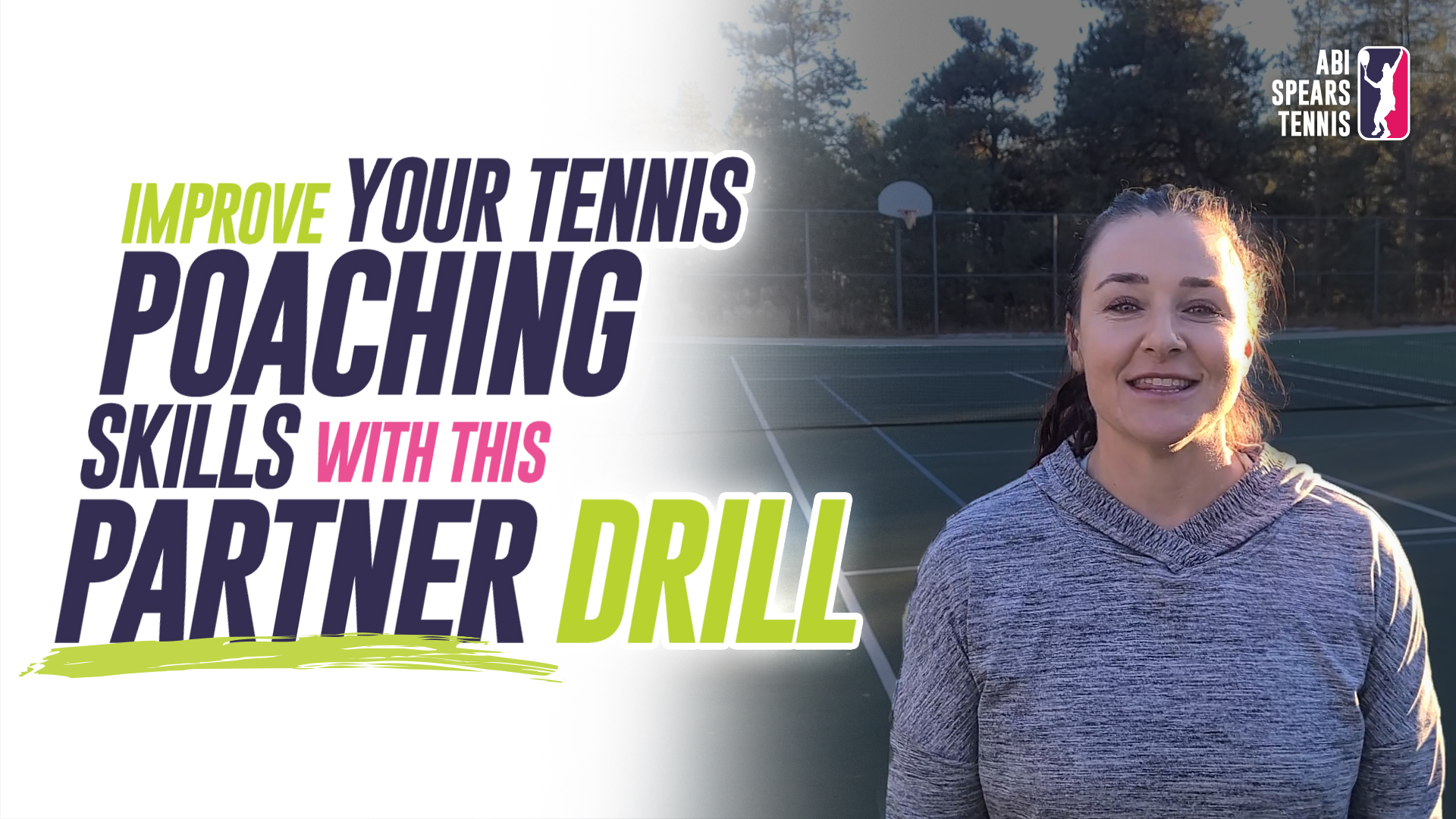 Improve your tennis poaching skills with this partner drill - Abi ...